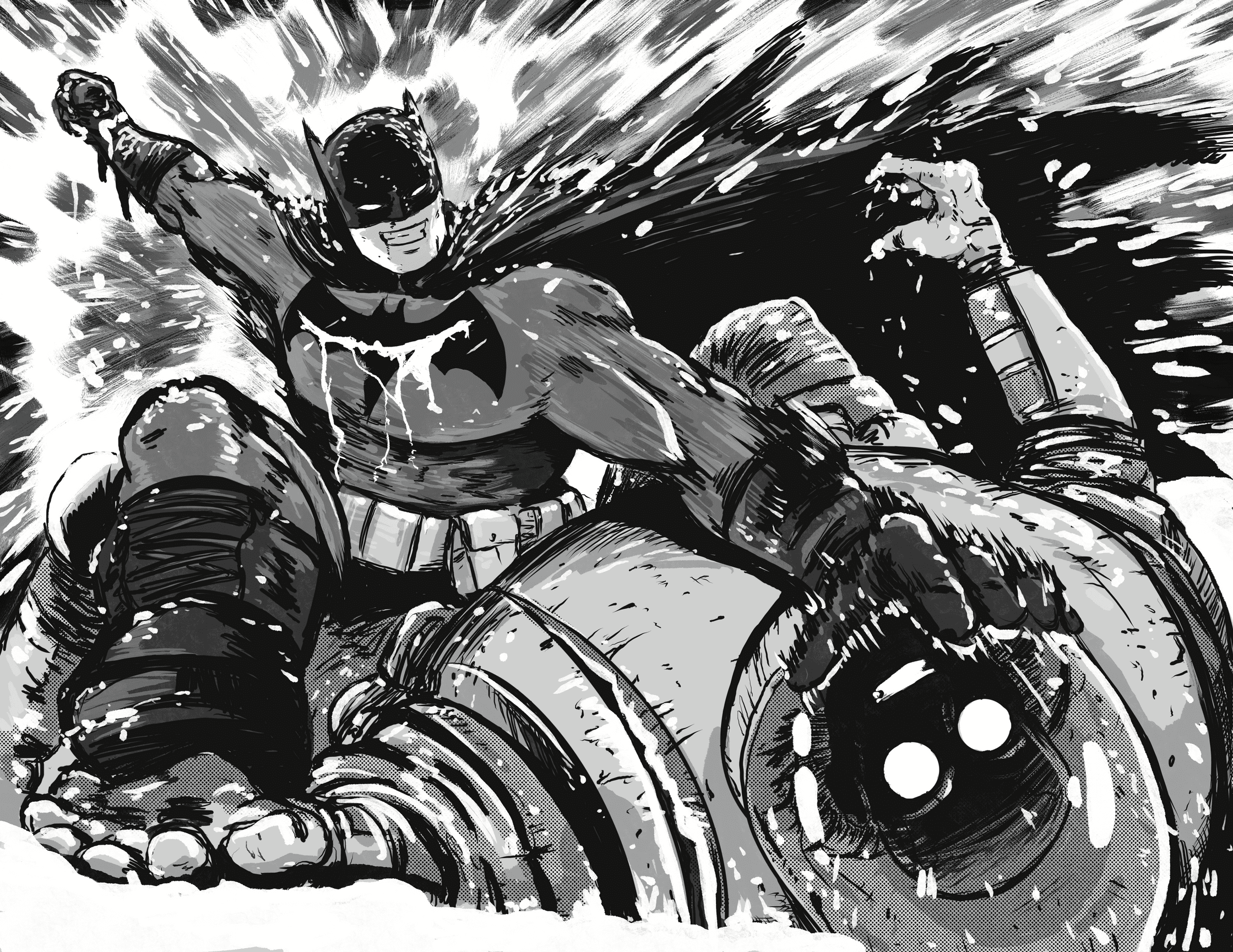 Batman Snow - A Bootleg Comic By Jeremy Hyler